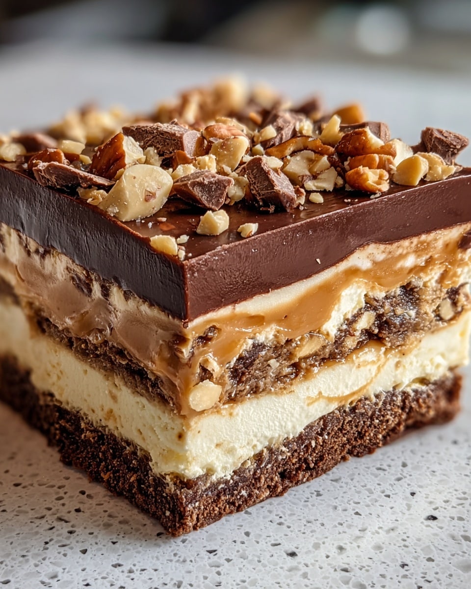 No Bake Turtle Lush: Irresistible Layered Dessert Delight